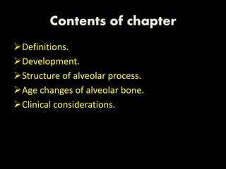 Alveolar process by dr 3mmar | PPTX
