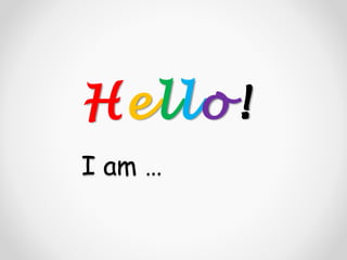 self introduction | PPT