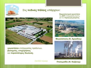 Συνθήκες διαβίωσης σε πεδινές περιοχές | PPTX