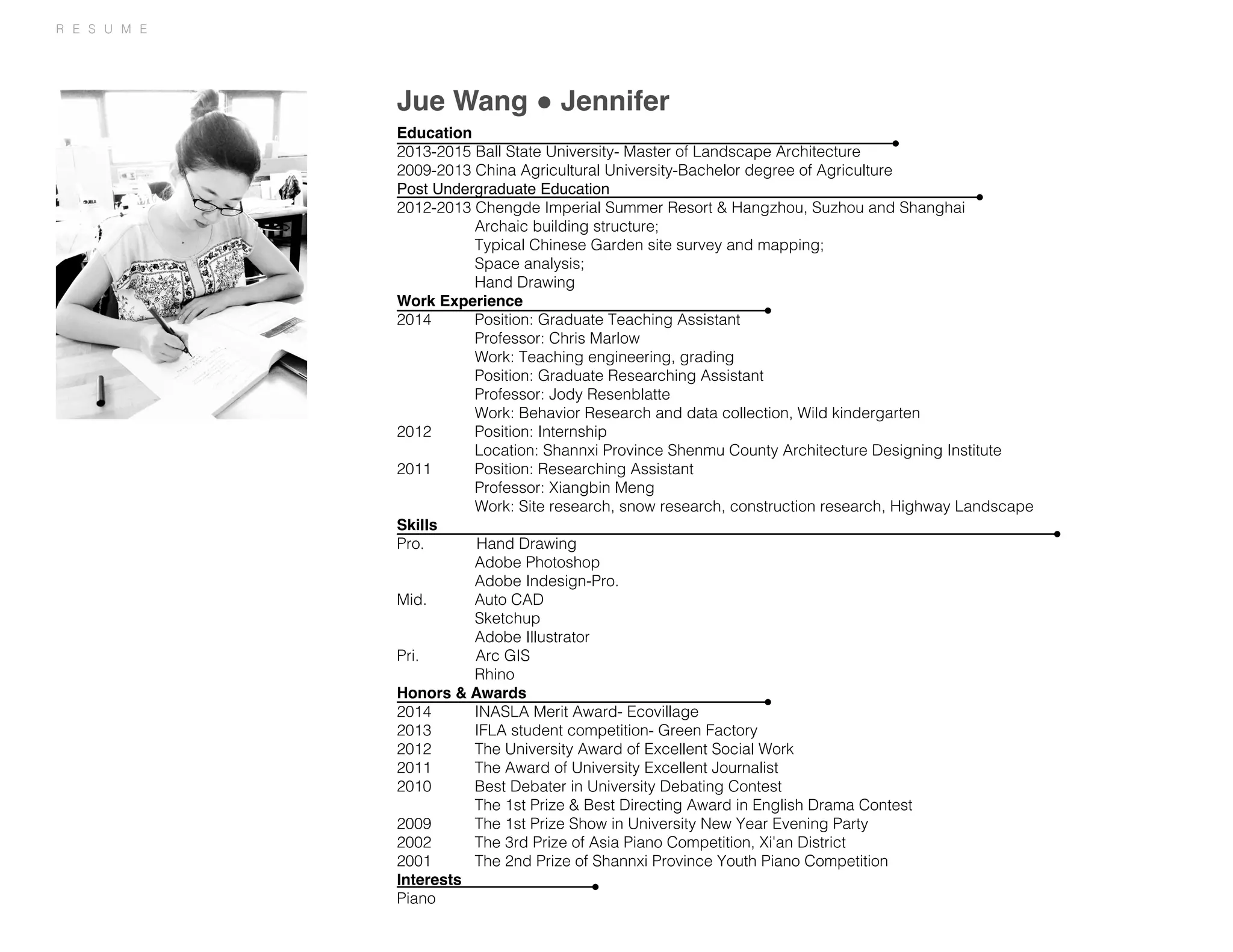 作品集－王珏 Portfolio of Jue Wang | PDF