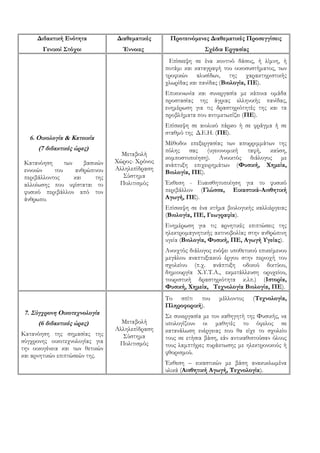 διαθεματικότητα οικιακή οικονομία | PDF