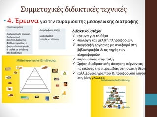 συμμετοχικές διδακτικές τεχνικές διατροφικές συνήθειες | PPT