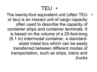 Container ship | PPT