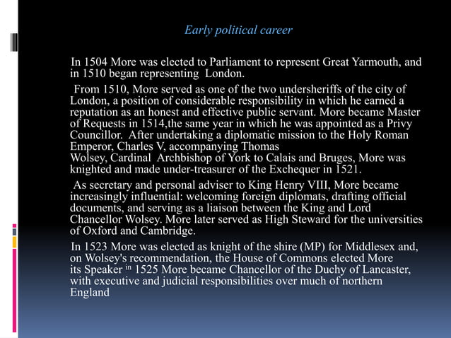 томас мор | PPT