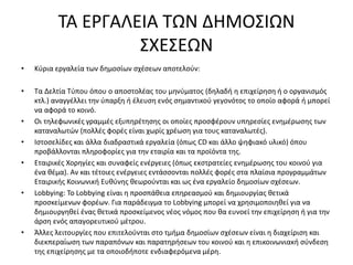 δημοσιες σχεσεις ψηφιακα μεσα και επικοινωνια | PPTX