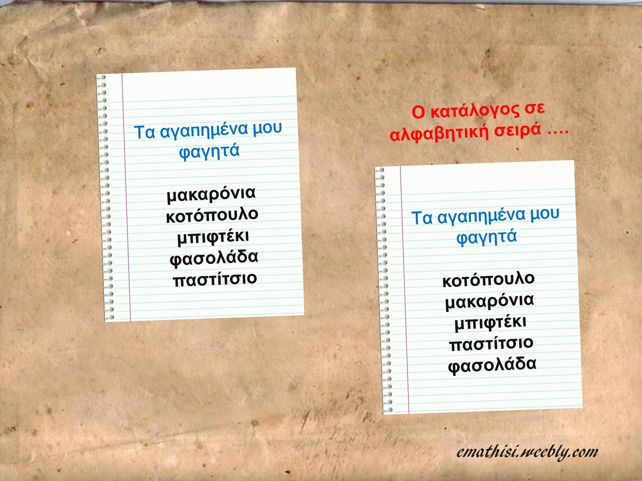 Καταλογος Λιστα | PPT