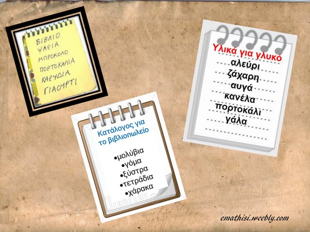 Καταλογος Λιστα | PPT