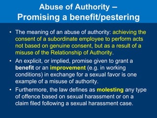 Sexual Harassment in the Workplace | PPTX