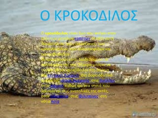 Tα ζώα της Aφρικής | PDF
