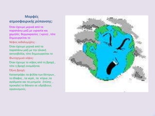 Aτμοσφαιρική Ρύπανση | PPTX
