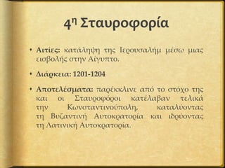 Σταυροφορίες Ά ΄Β ΄Γ ΄Δ | PPT