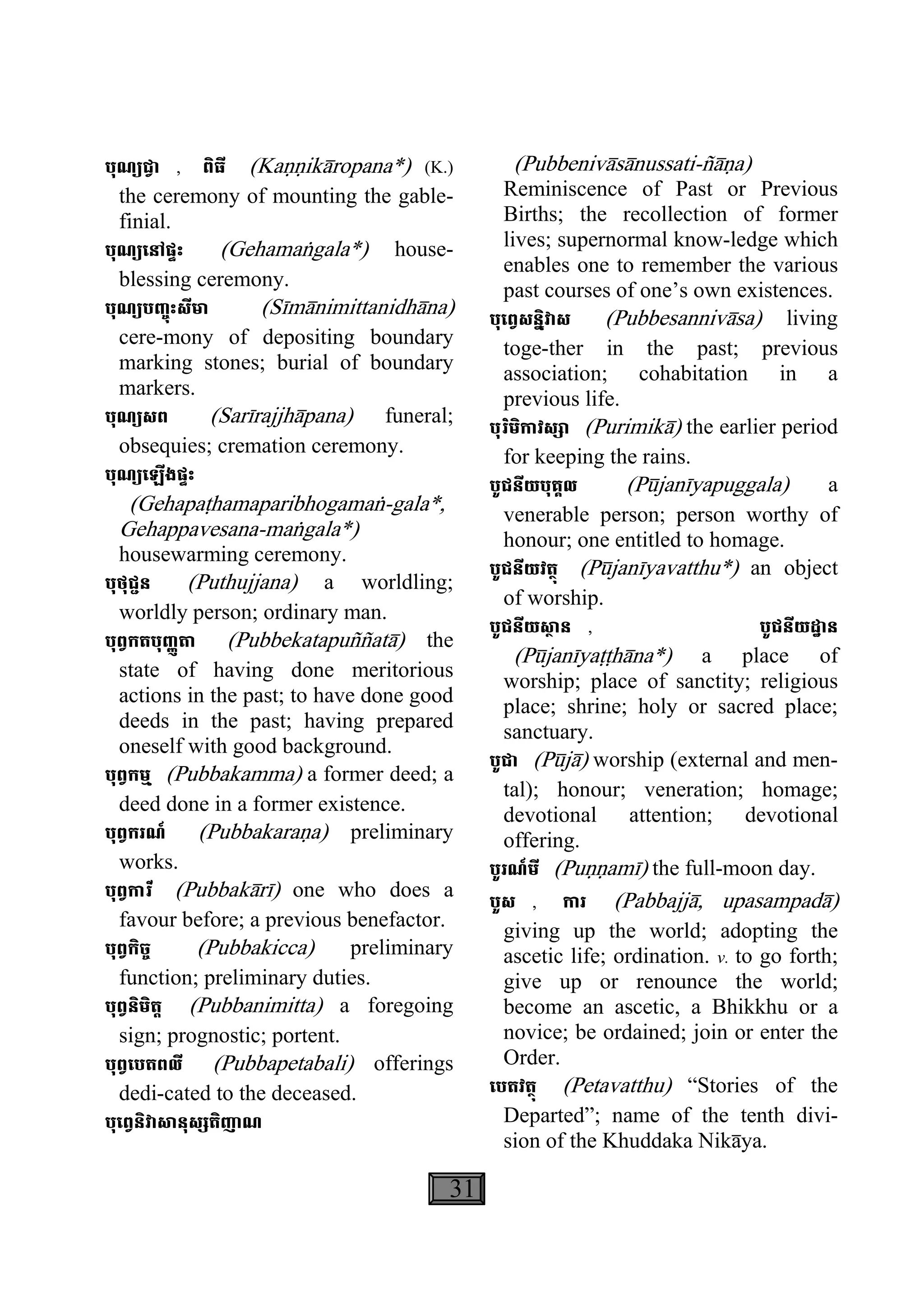 Buddhist dictionary | PDF