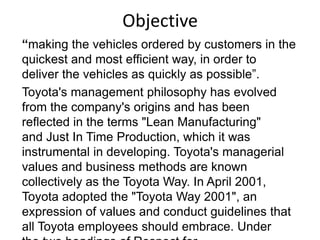 Toyota Logistics | PPTX