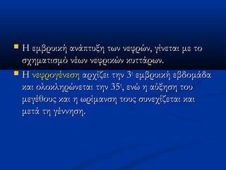 Η ΧΝΝ στην παιδική ηλικία | PPT