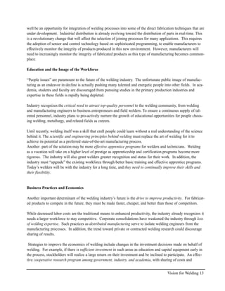 . Vision for welding industry | PDF