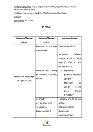Στοχοθεσία Ιανουαρίου | DOCX