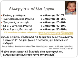Αλλεργία και μητρικός θηλασμός - Νικόλαος Βαράκης, Παιδίατρος, IBCLC | PPT