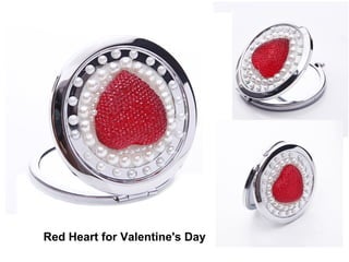 Hand Handmade 3D Rhinestone DIY Magnification Mirror for Women White ...