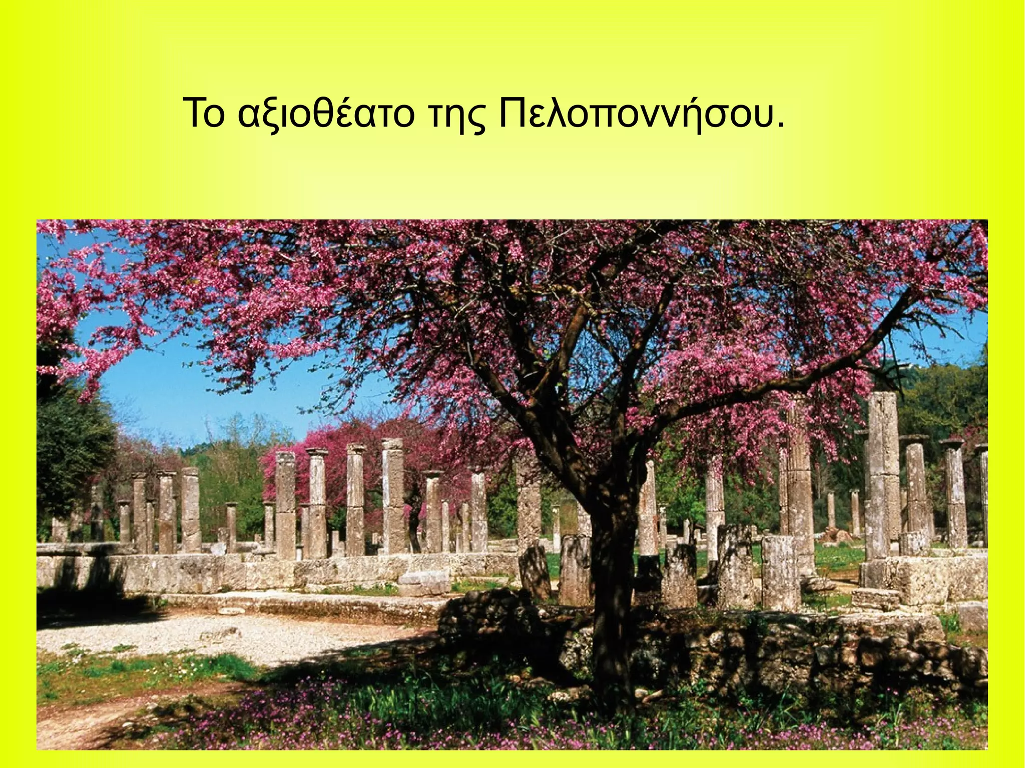 Γεωγραφικά Διαμερίσματα: Πελοπόννησος (Σπυριδούλα Ειρήνη Έγκι) | ODP