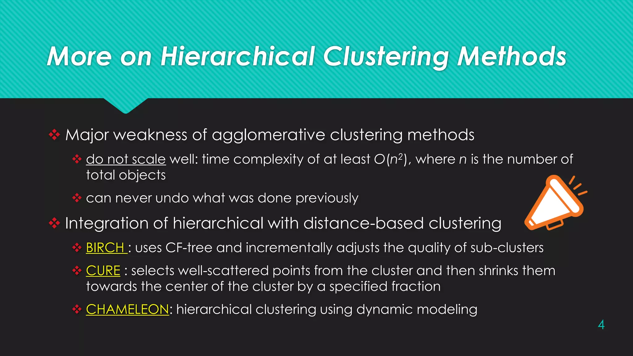 Hierarchical clustering | PPTX
