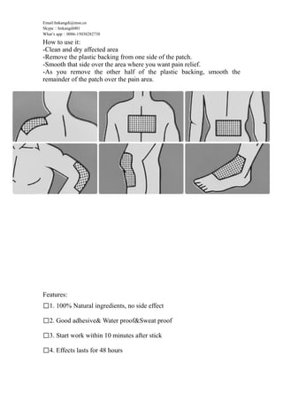 Kangdi OEM&ODM chili plaster manufacturer | DOC