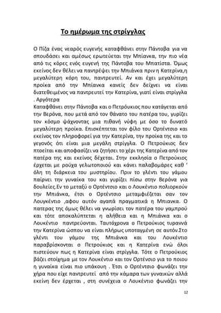 Xαρακτήρες γυναικών σε θέατρο και λογοτεχνία | DOCX