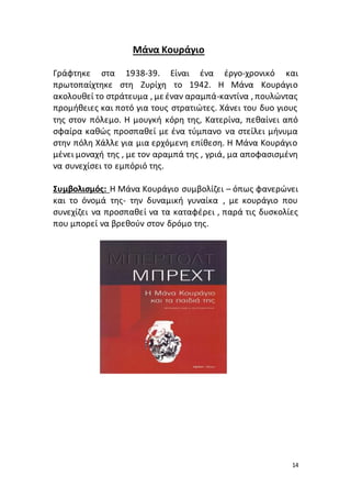 Xαρακτήρες γυναικών σε θέατρο και λογοτεχνία | DOCX