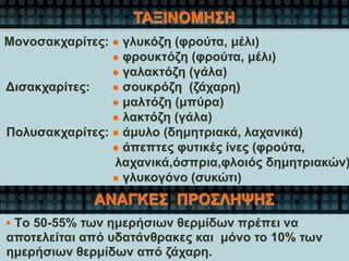 Τα απαραίτητα θρεπτικά συστατικά | PPT