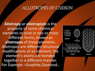Carbon and its structure | PPTX | Chemistry | Science