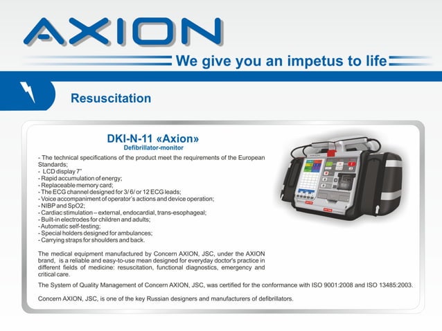 "Axion" medical equipment | PDF