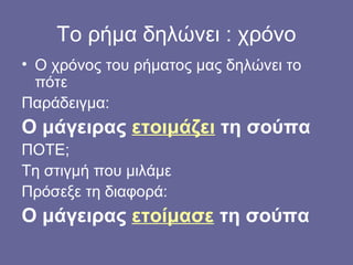 δηλώνοντας το χρόνο | PPT