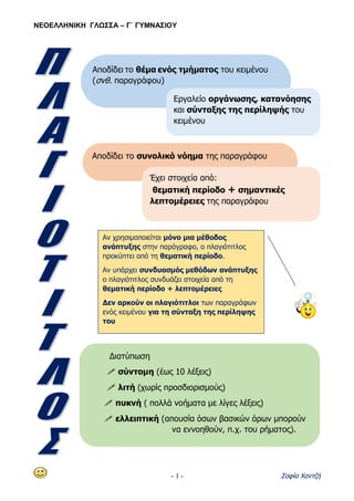 ΠΛΑΓΙΟΤΙΤΛΟΣ-ΠΡΟΣΦΥΓΕΣ | PDF