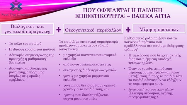 ΠΑΙΔΙΚΗ ΕΠΙΘΕΤΙΚΟΤΗΤΑ ΚΑΙ ΤΡΟΠΟΙ ΑΝΤΙΜΕΤΩΠΙΣΗΣ | PPTX