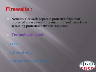 lmplementing Firewall Technologies | PPT