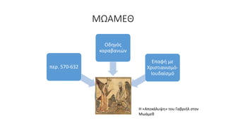 Tο Iσλαμ κατα την περιοδο του Mεσαιωνα-H εξάπλωση των Αράβων | PPT ...