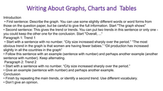Charts, Graphs and Tables | PPTX