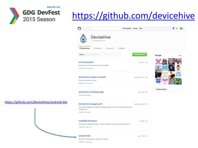 «DeviceHive: IoT в Android». Николай Хабаров | PDF