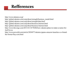 Rakuten Proposal | PPTX