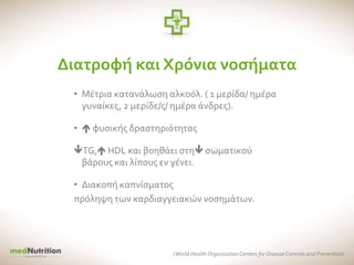 Διατροφή στα Χρόνια Νοσήματα και ο ρόλος του Φαρμακοποιού | PPTX