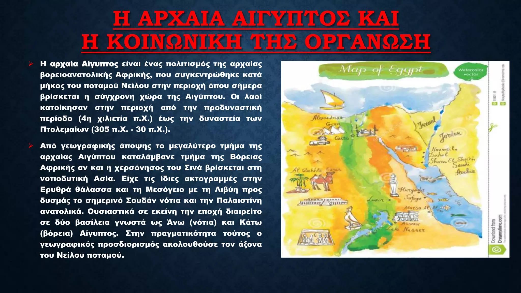 αρχαια αιγυπτος- κοινωνικη οργανωση | PPTX