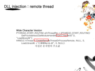 DLL 인젝션 | PPT