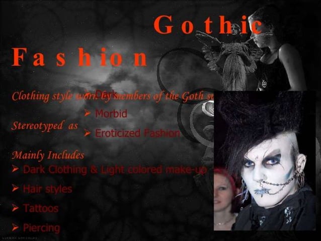Goth subcultures Oleh Kubai 9-A | PPT