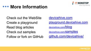 "Проблемы в IoT и их решение.", Артем Сорокин, DataArt | PPT