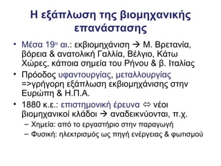 Ωρίμανση της βιομηχανικής επανάστασης | PPT