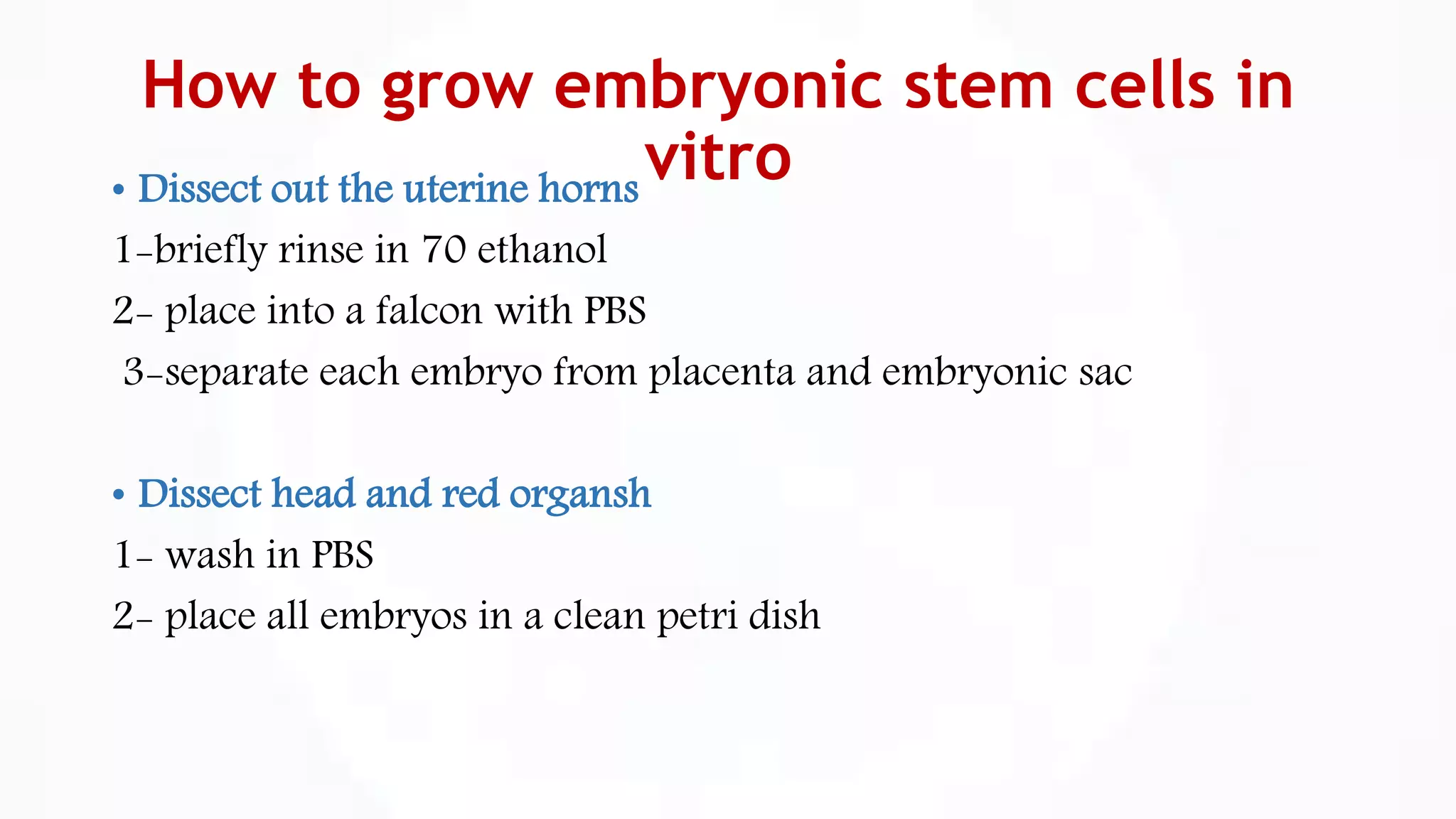 STEM CELL CULTURE | PPTX