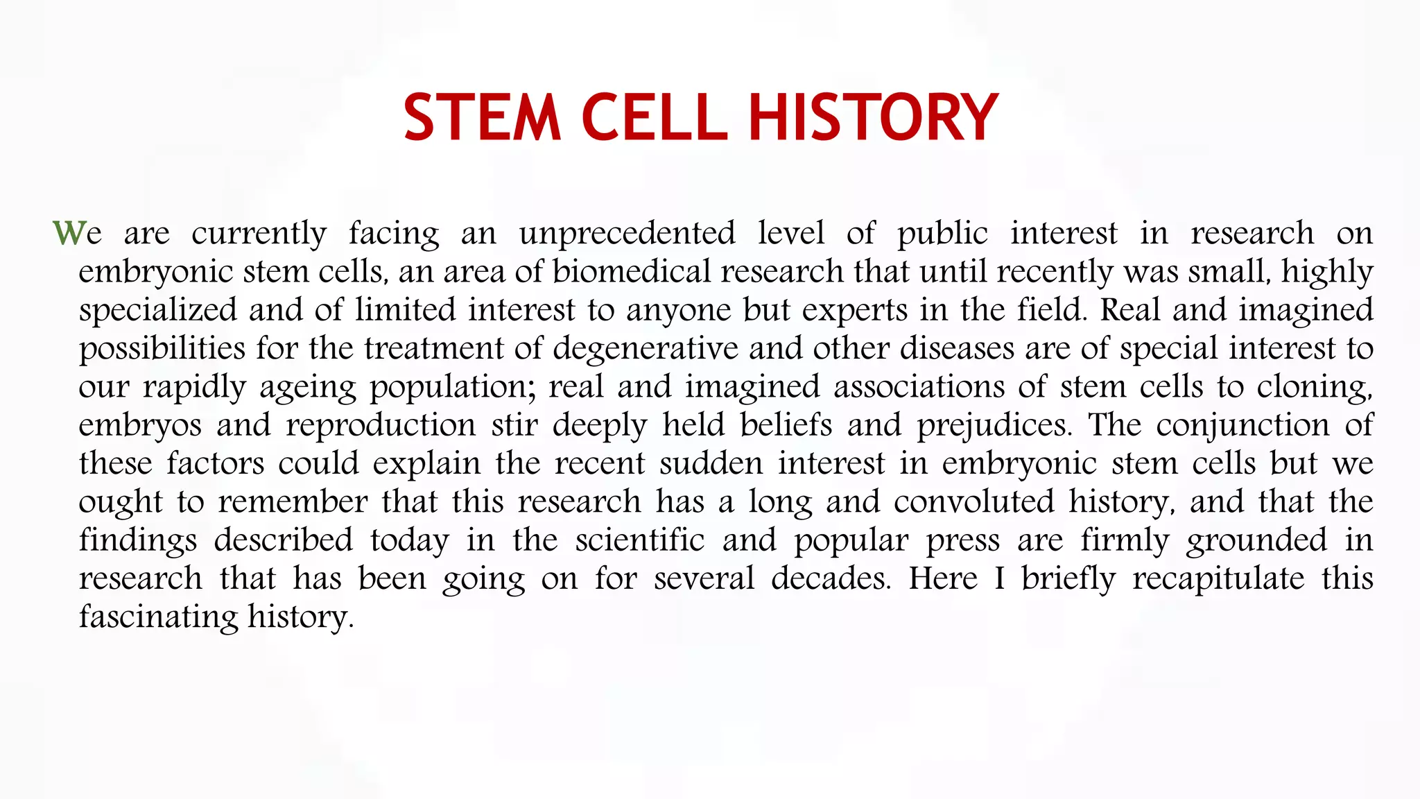 STEM CELL CULTURE | PPTX