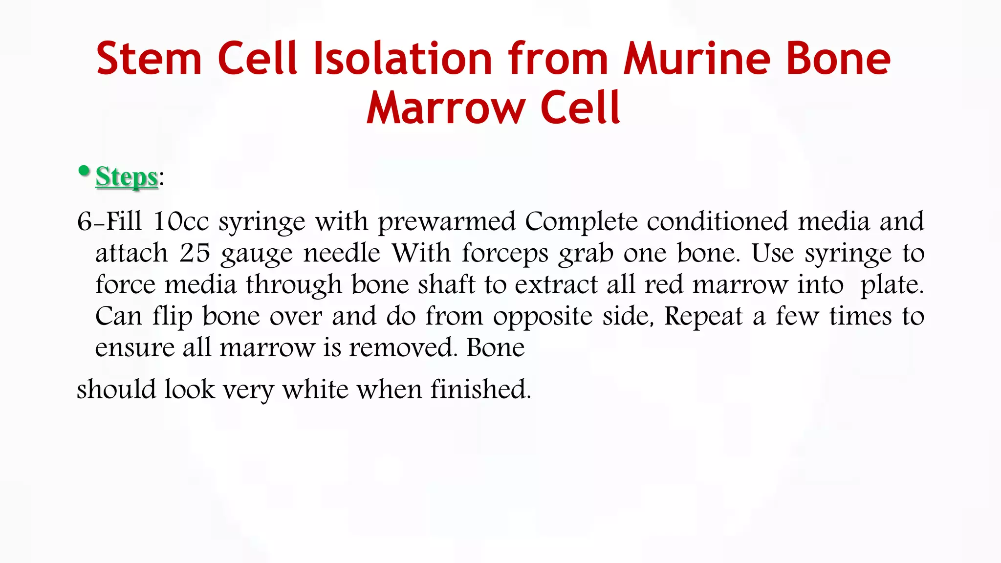 STEM CELL CULTURE | PPTX