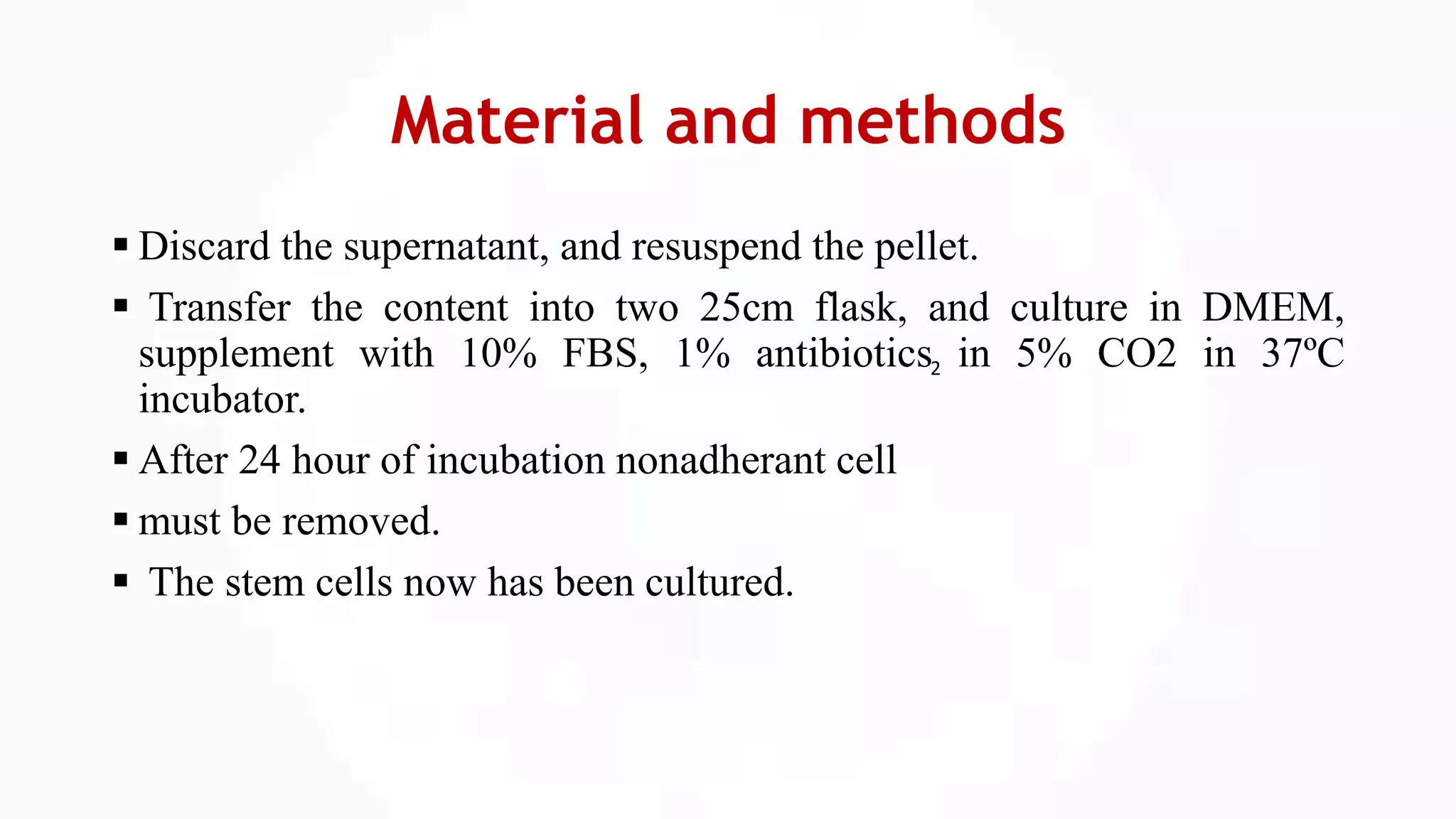STEM CELL CULTURE | PPTX
