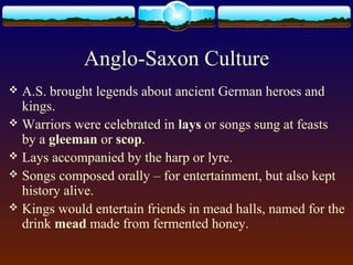 The Anglo-Saxons | PPT