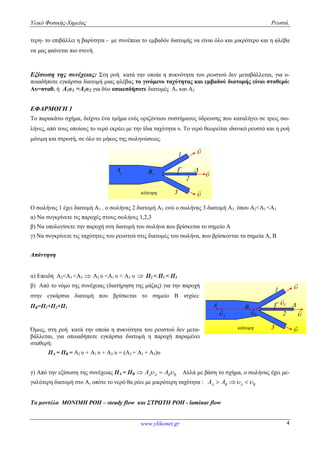 ΣΗΜΕΙΩΣΕΙΣ ΡΕΥΣΤΟΜΗΧΑΝΙΚΗΣ ΙΙ. - ΘΟΔΩΡΗΣ ΠΑΠΑΣΓΟΥΡΙΔΗΣ | PDF